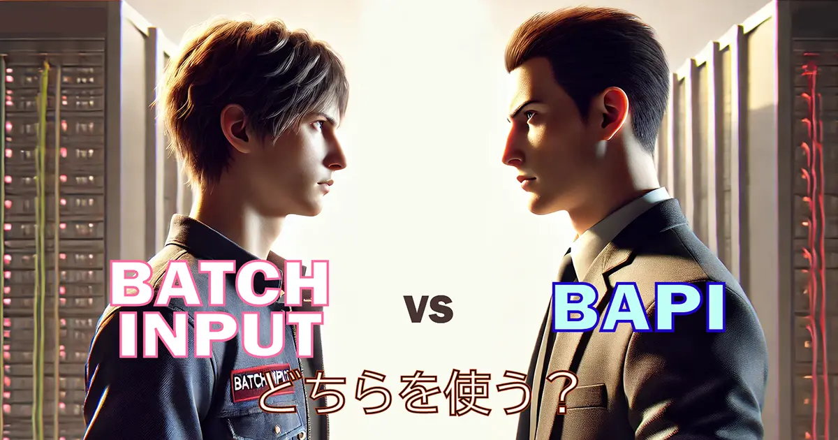 バッチインプットできるSAPトランザクションコード一覧（対応BAPI付） - SAP × AI Insights Blog